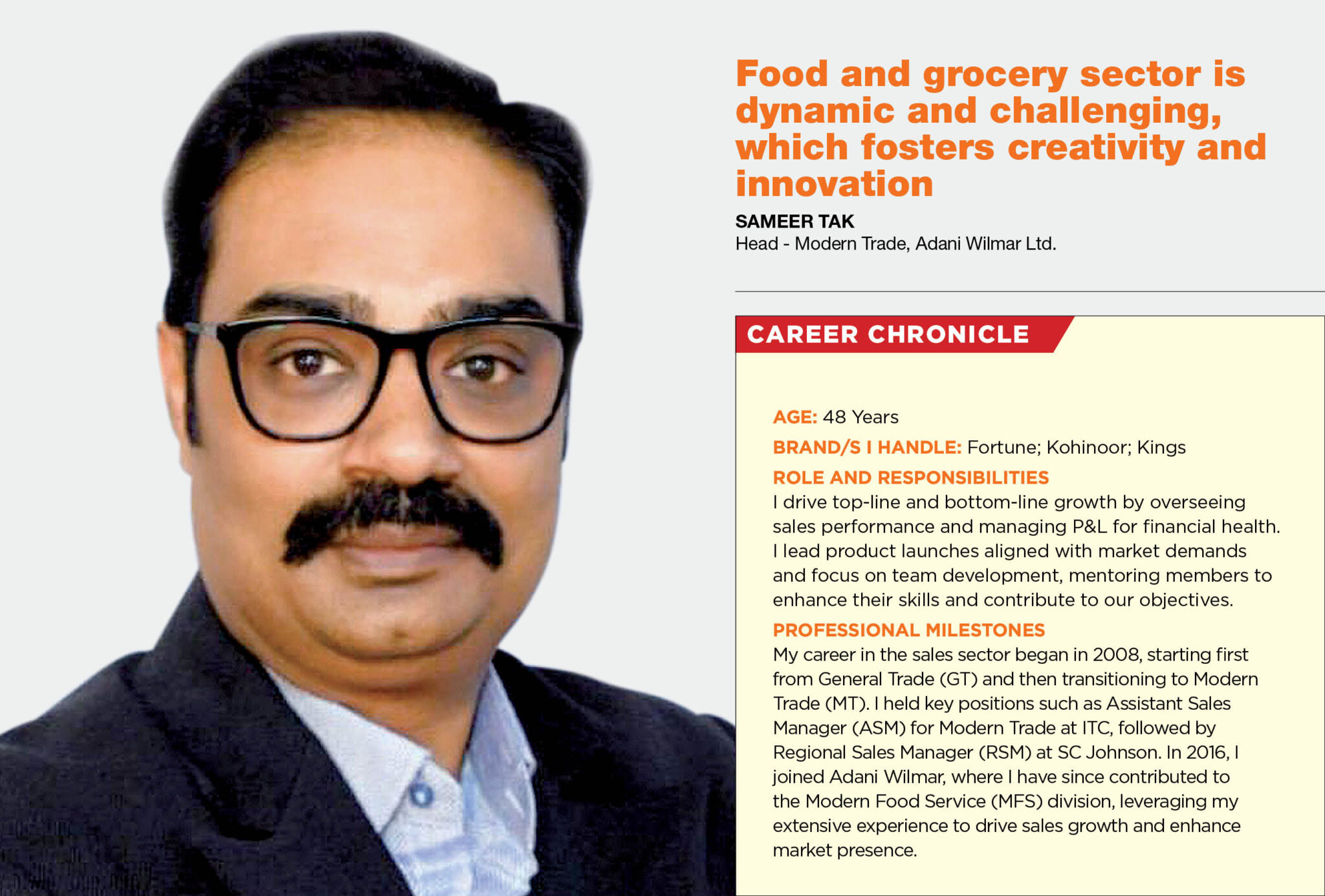 Food and grocery sector is dynamic and challenging, which fosters creativity and innovation ...