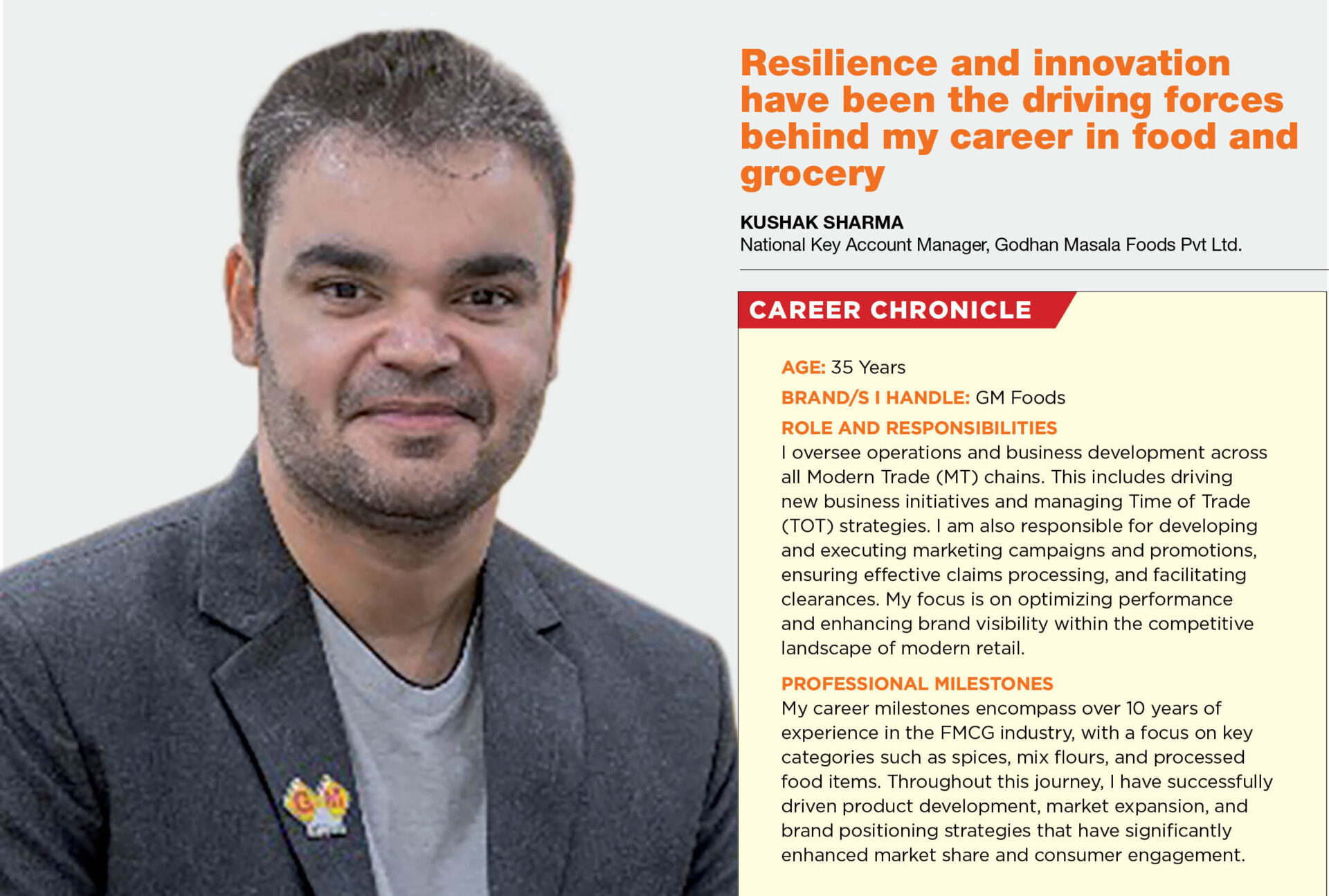 Resilience and innovation have been the driving forces behind my career ...