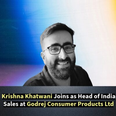 Krishna Khatwani Appointed Head of India Sales at Godrej Consumer Products