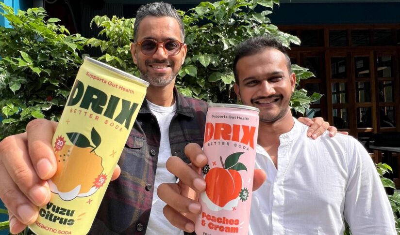 DRIX launches its first line of prebiotic sodas