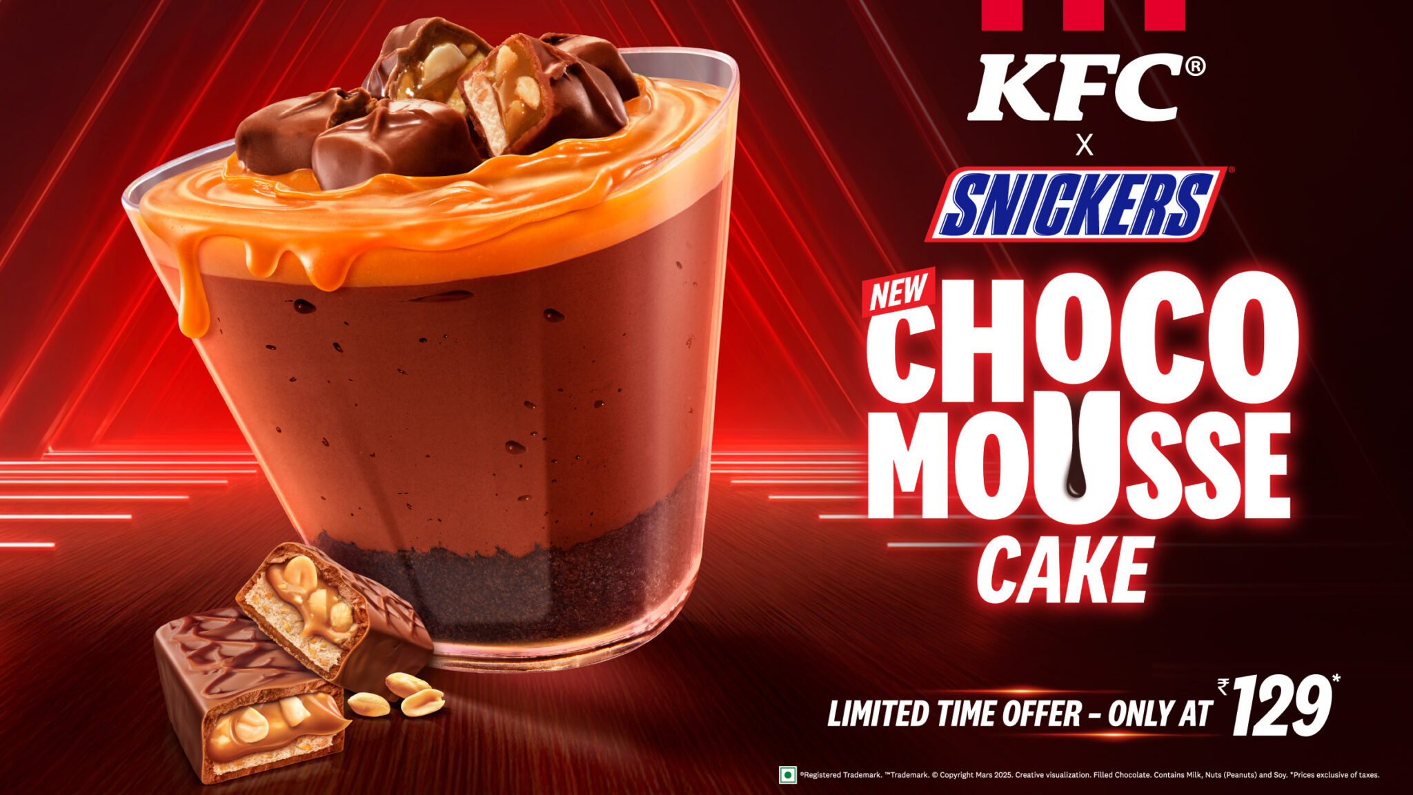 KFC India x Snickers India launch limited-edition Choco Mousse Cake